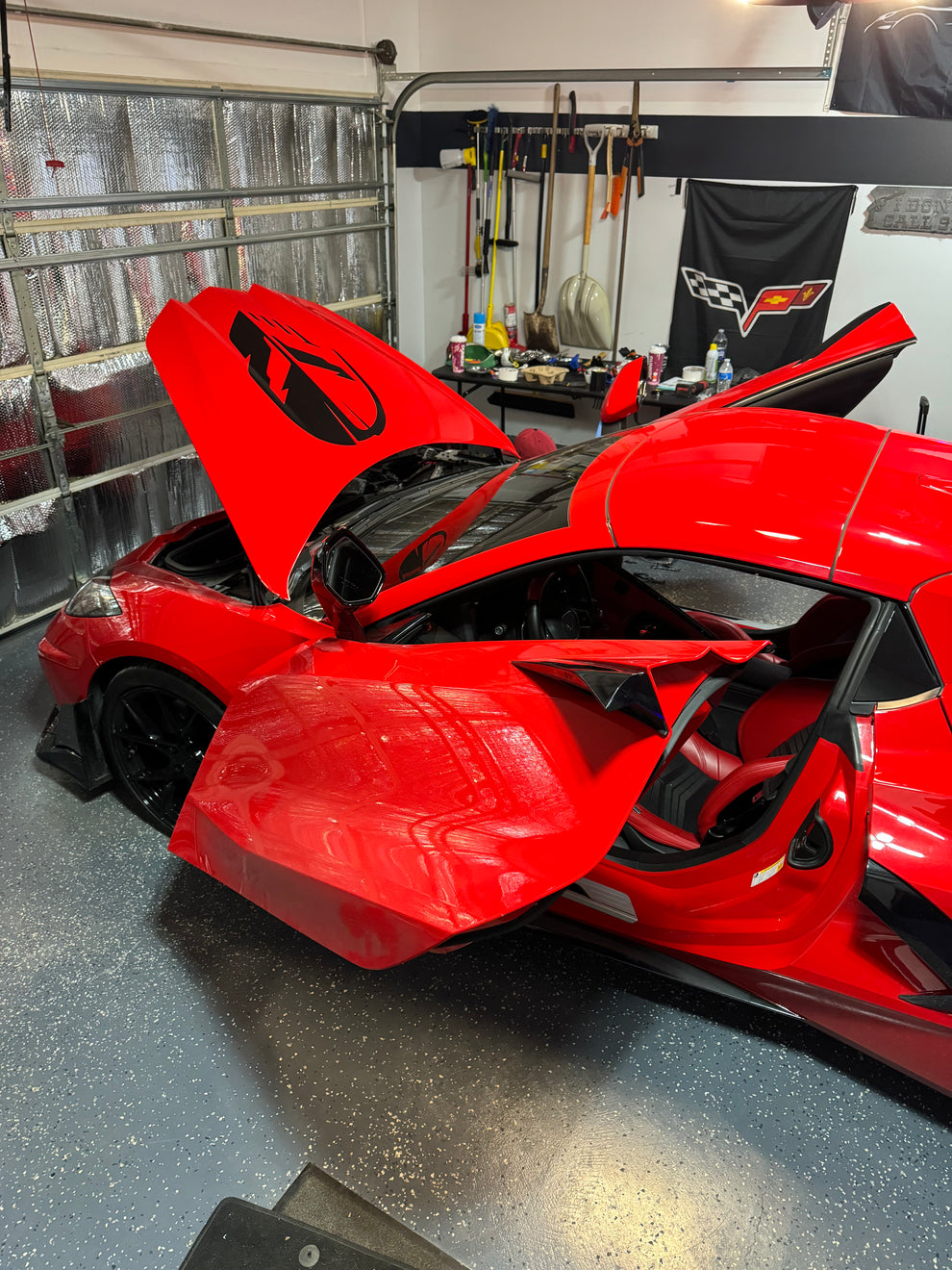 C8 Corvette ZLR Doors Kit Installation - Bokeyno Motorsports