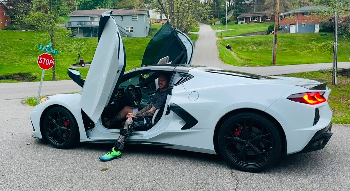 C8 Corvette Lambo Doors Kit Installation | Bokeyno Motorsports